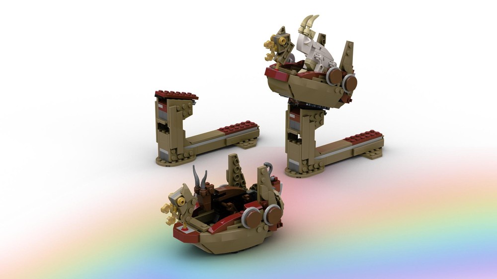 LEGO MOC Thor's Goats' Boats by MESsemble | Rebrickable - Build with LEGO