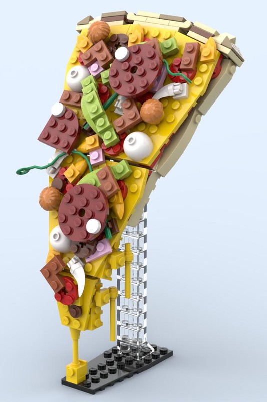 LEGO MOC Pizza Slice by the_halfangel | Rebrickable - Build with LEGO
