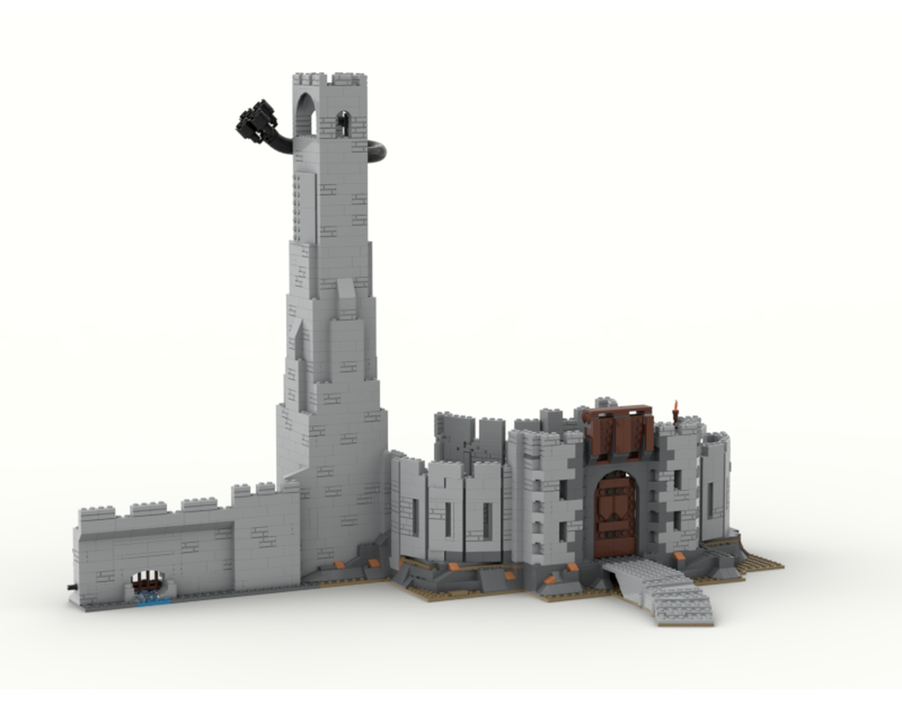 Lego Moc Helms Deep By Brixremix Rebrickable Build With Lego