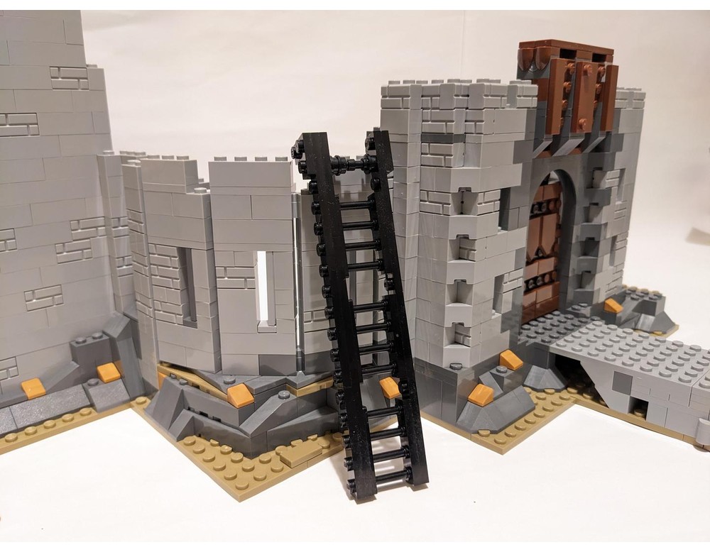 Lego Moc Helms Deep By Brixremix Rebrickable Build With Lego