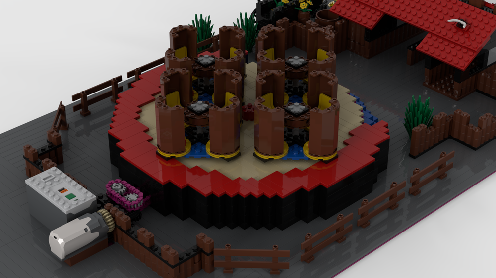 LEGO MOC-156429 LEGOLAND Game Spinning Barrels Ride by Legodudelol9a ...