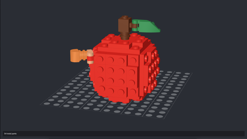 LEGO MOC Apple-brick foods 4 by ConsiderANapkin | Rebrickable - Build ...