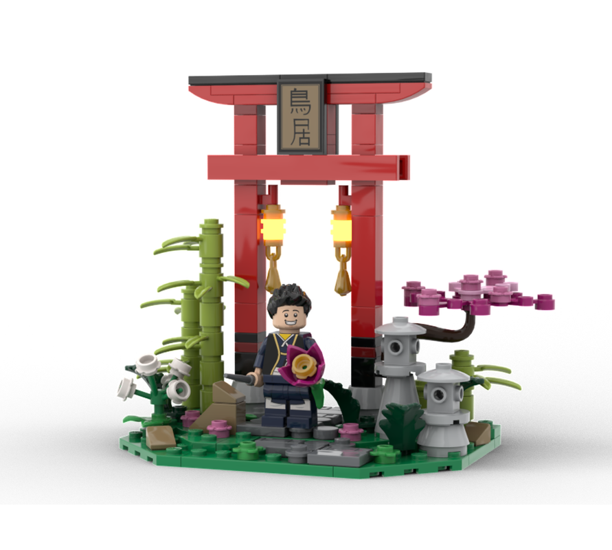 LEGO MOC The Torii Gate by JD Bricks | Rebrickable - Build with LEGO