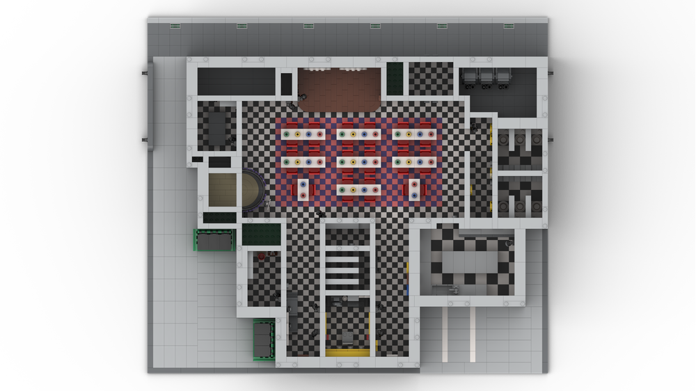 LEGO MOC Freddy Fazbear's Pizza (FNaF 1) - Modular Building by ...