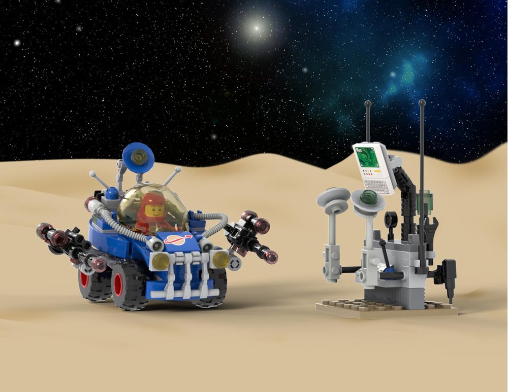 Lego Moc Space Buggy By Legocionado Rebrickable Build With Lego