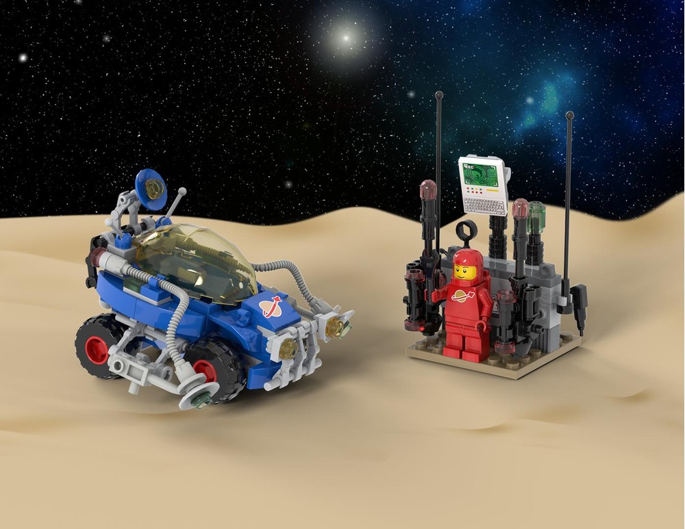 Lego Moc Space Buggy By Legocionado Rebrickable Build With Lego