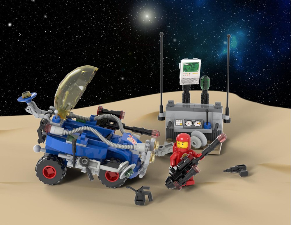Lego Moc Space Buggy By Legocionado Rebrickable Build With Lego