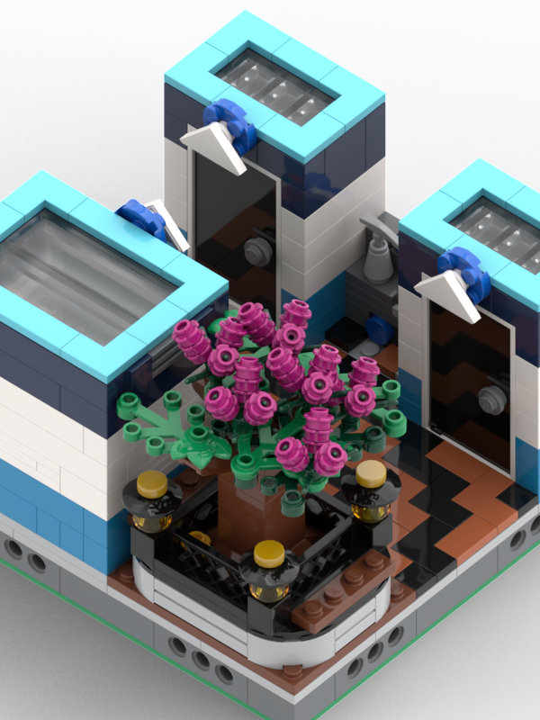 LEGO MOC Restroom Plaza with water fountain and a tree by Pauldo_Plays ...