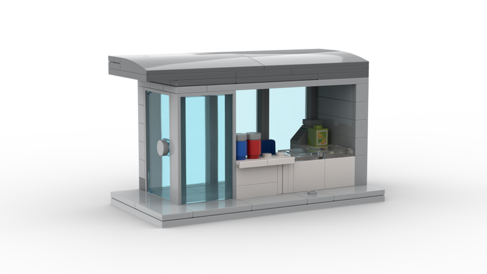 LEGO MOC Beverage Kiosk by Feel The Bricks | Rebrickable - Build with LEGO