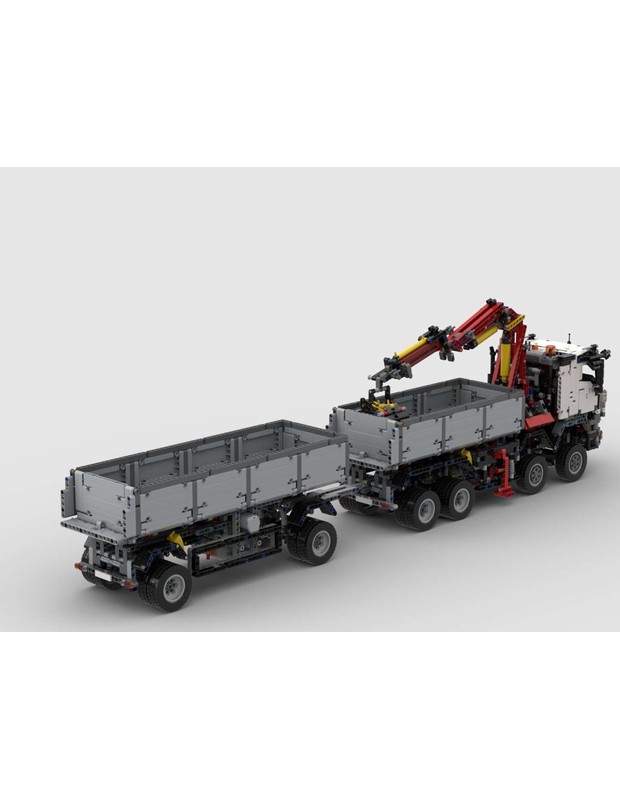 LEGO MOC Trailer 2 axle for set 42043 by Frapez1972 | Rebrickable ...
