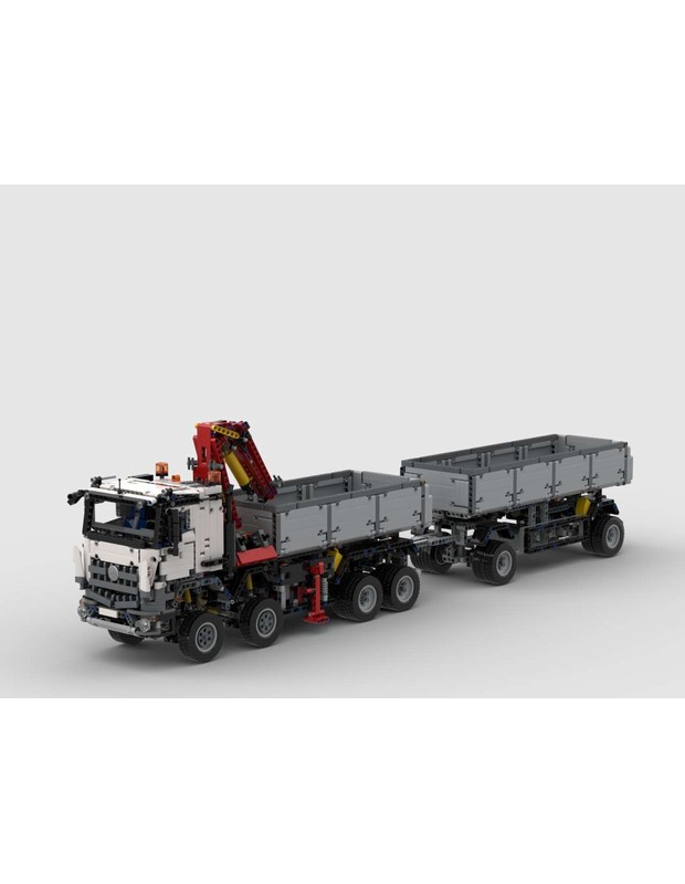 LEGO MOC Trailer 2 axle for set 42043 by Frapez1972 | Rebrickable ...