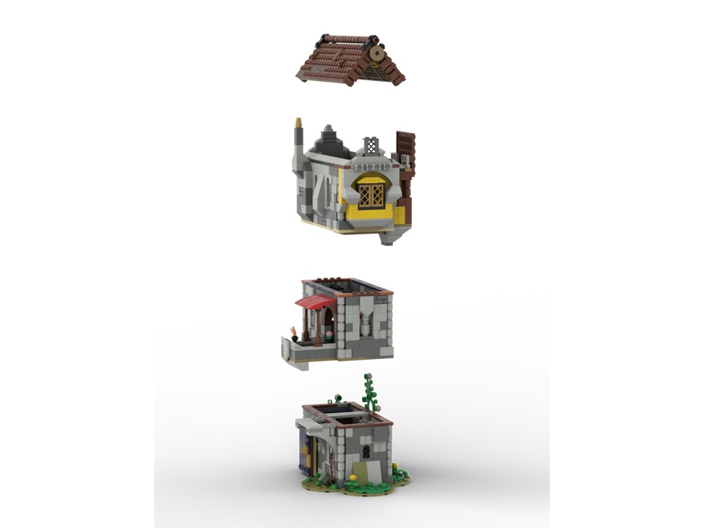 Lego Moc Medieval House Alternate Build 1x31120 By Graeymaelkyn