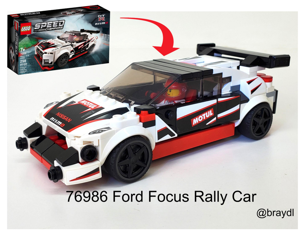 LEGO MOC 76986 Ford Focus Rally Car by braydl | Rebrickable - Build ...