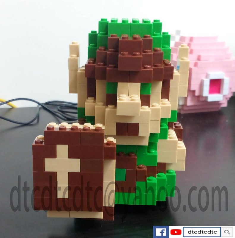 LEGO MOC Zelda Link 8-Bit by dtcdtcdtcbricks | Rebrickable - Build with ...