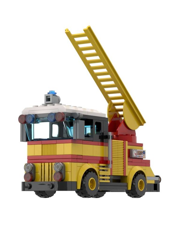 LEGO MOC Fire rescue truck with ladder by Miroslaw_Sprzeglo ...