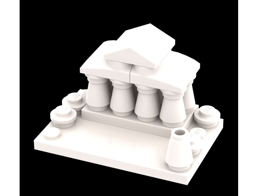 LEGO MOC Greek Temple by xoona | Rebrickable - Build with LEGO