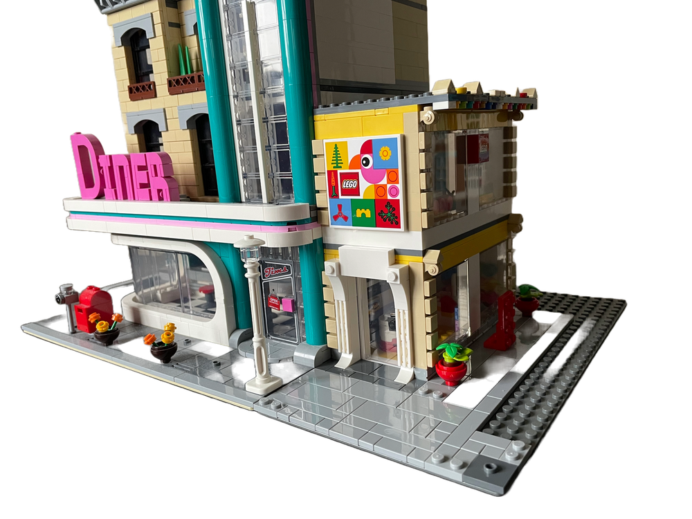 Lego Moc Lego Store Corner Modular Alternate Build Of 40574 By Re