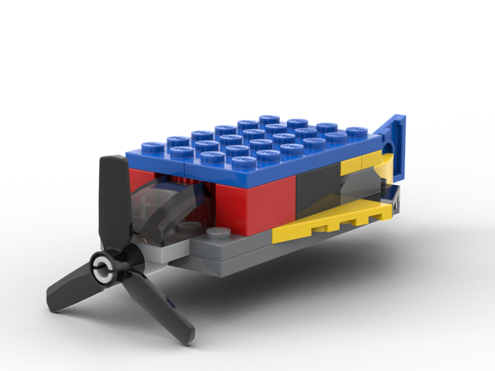 LEGO MOC airplane by Kid Stripes | Rebrickable - Build with LEGO