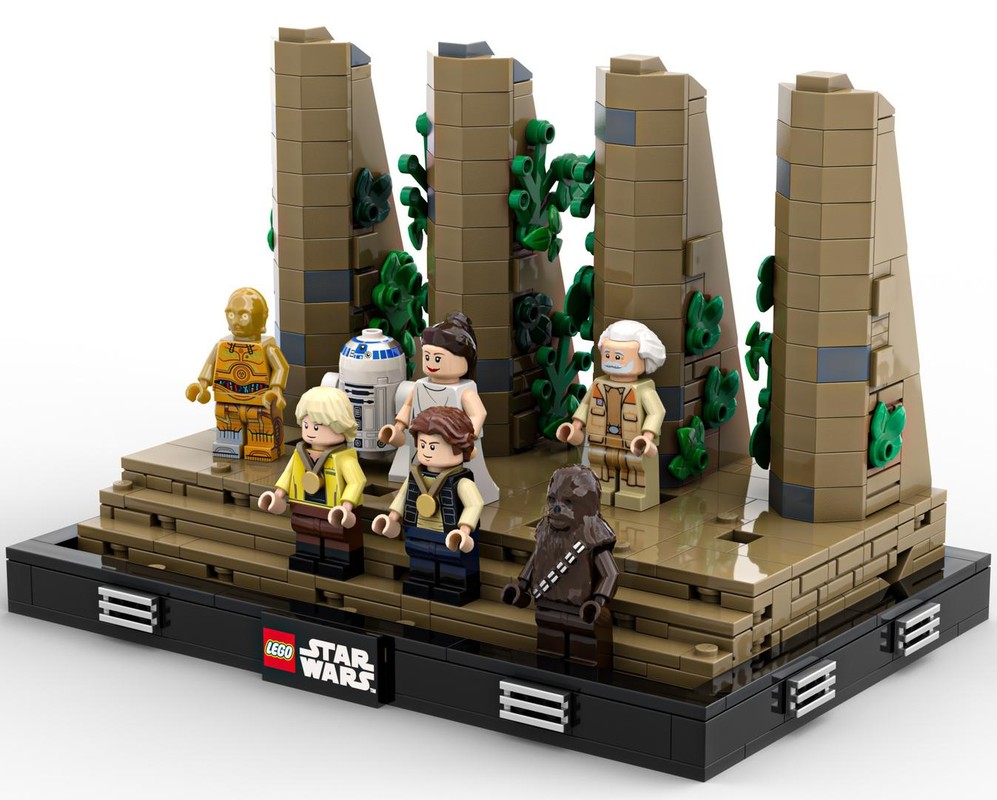 LEGO MOC Yavin 4 Throne Room Diorama by Tubi_Rock_V | Rebrickable ...