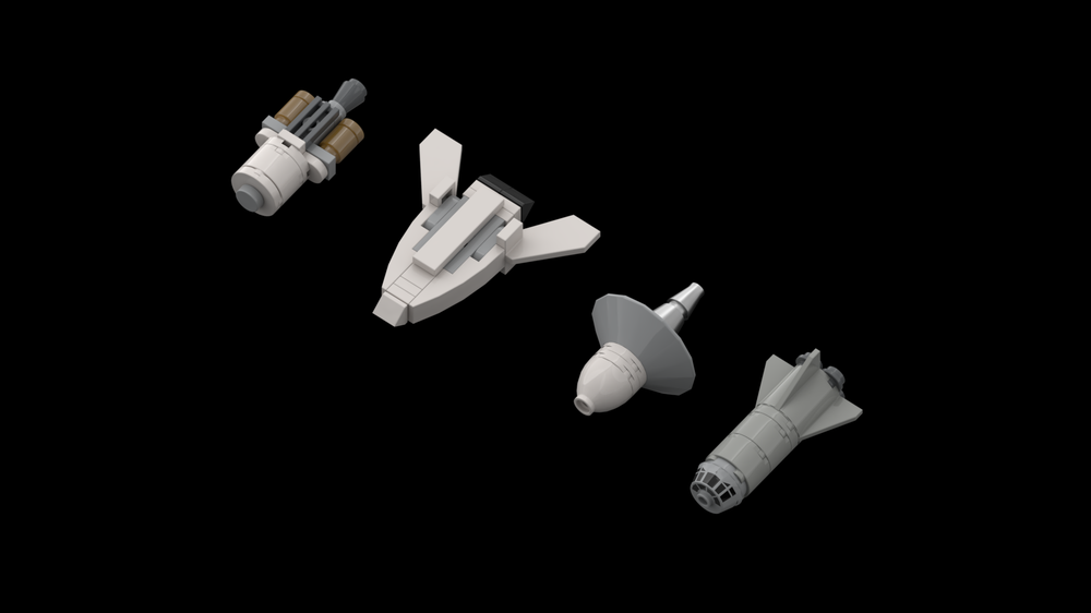 LEGO MOC Real world microspace transport ships by BigSkwigg ...