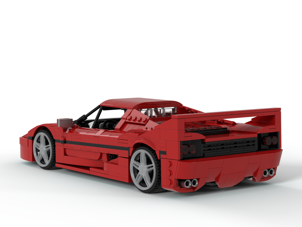 Lego Moc Ferrari F50 By Linse Rebrickable Build With Lego