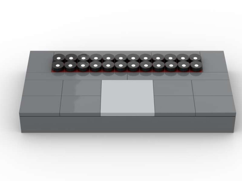 LEGO MOC Keyboard by pizzarolls | Rebrickable - Build with LEGO