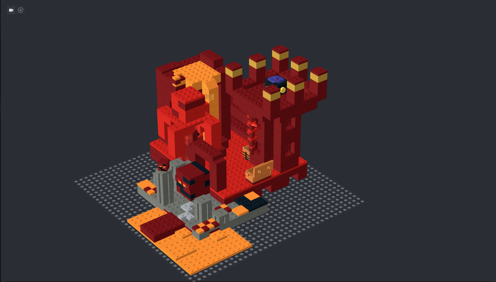 LEGO MOC The Nether Outpost by ConsiderANapkin | Rebrickable - Build ...