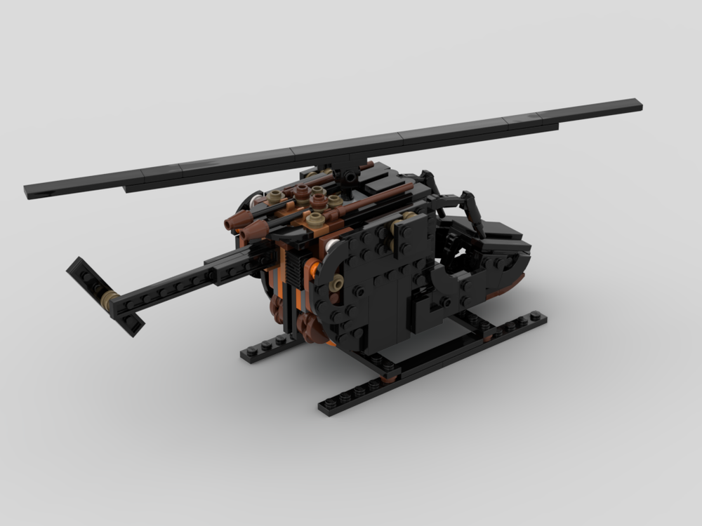 Lego Moc 10314 Helicopter By Klintisztvud Rebrickable Build With Lego