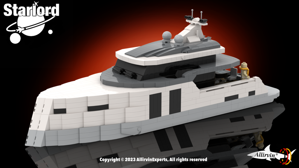 LEGO MOC The "Starlord" Yacht by AllirvinExperts | Rebrickable - Build with LEGO