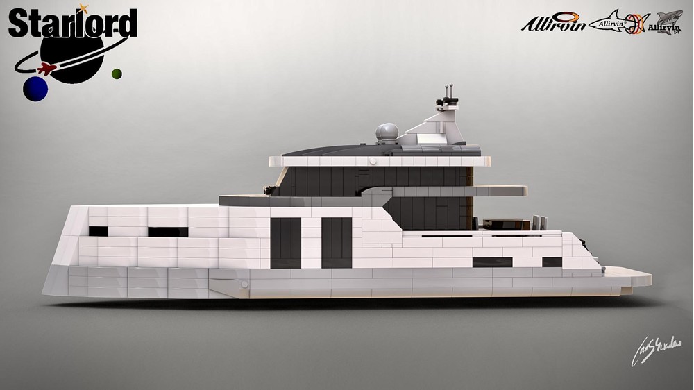 Lego Moc The Starlord Yacht By Allirvinexperts Rebrickable Build