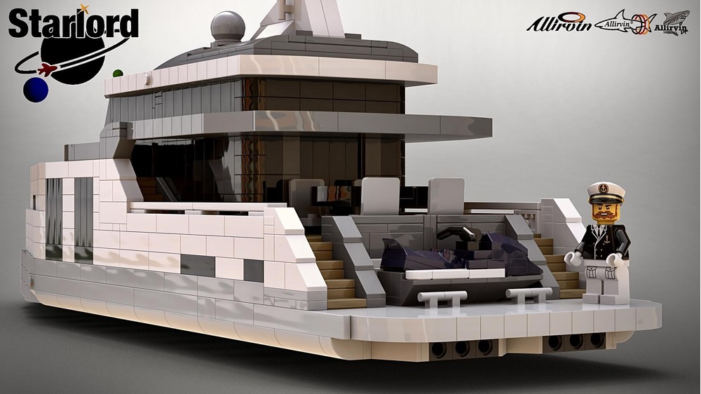 Lego Moc The Starlord Yacht By Allirvinexperts Rebrickable Build