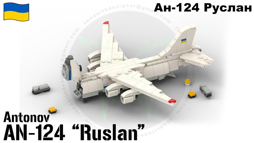 LEGO MOC Antonov| AN-124 "Ruslan" - 1:300 Scale by DarthDesigner ...