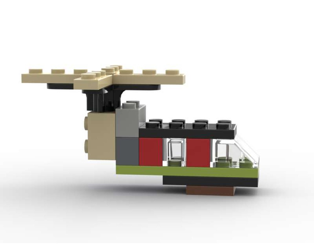 LEGO MOC Helicopter by AryaCreates | Rebrickable - Build with LEGO