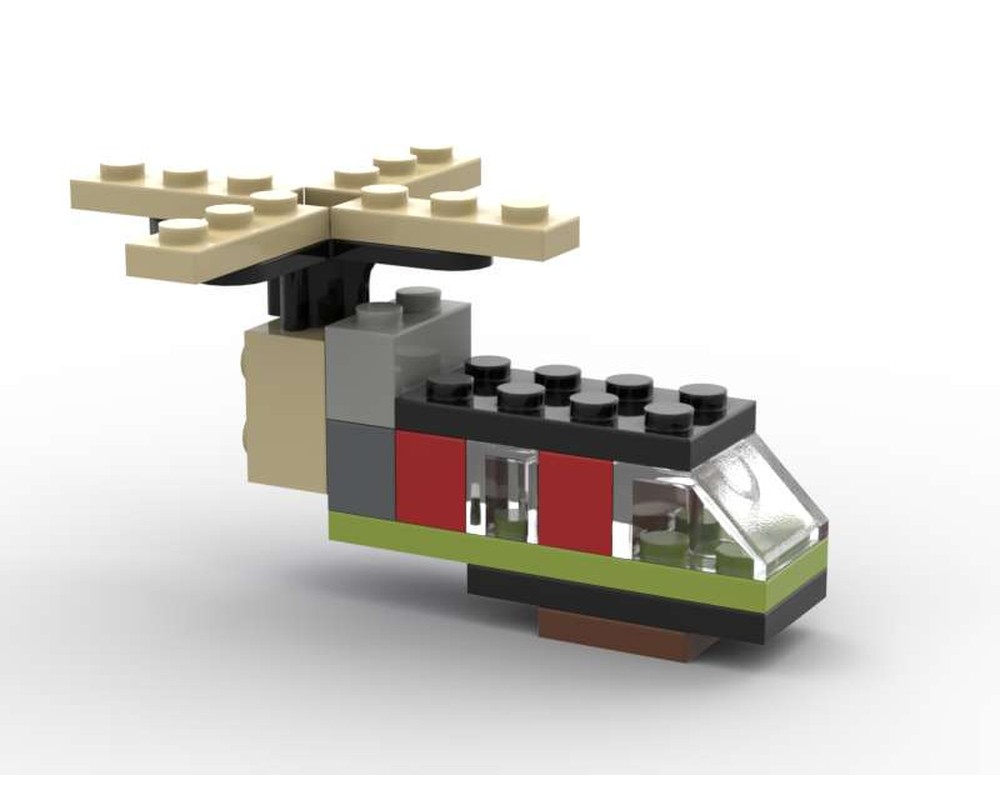 Lego Moc Helicopter By Aryacreates Rebrickable Build With Lego