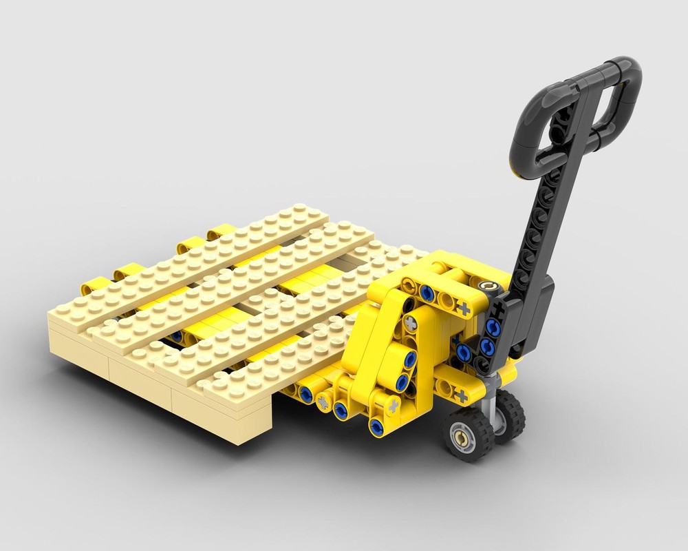 LEGO MOC 1/8 Pallet Jack by Nico71 | Rebrickable - Build with LEGO