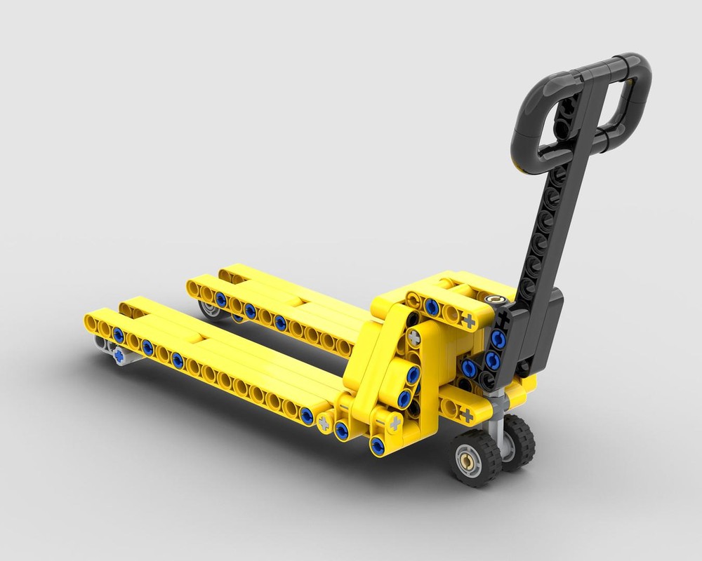 LEGO MOC 1/8 Pallet Jack by Nico71 | Rebrickable - Build with LEGO