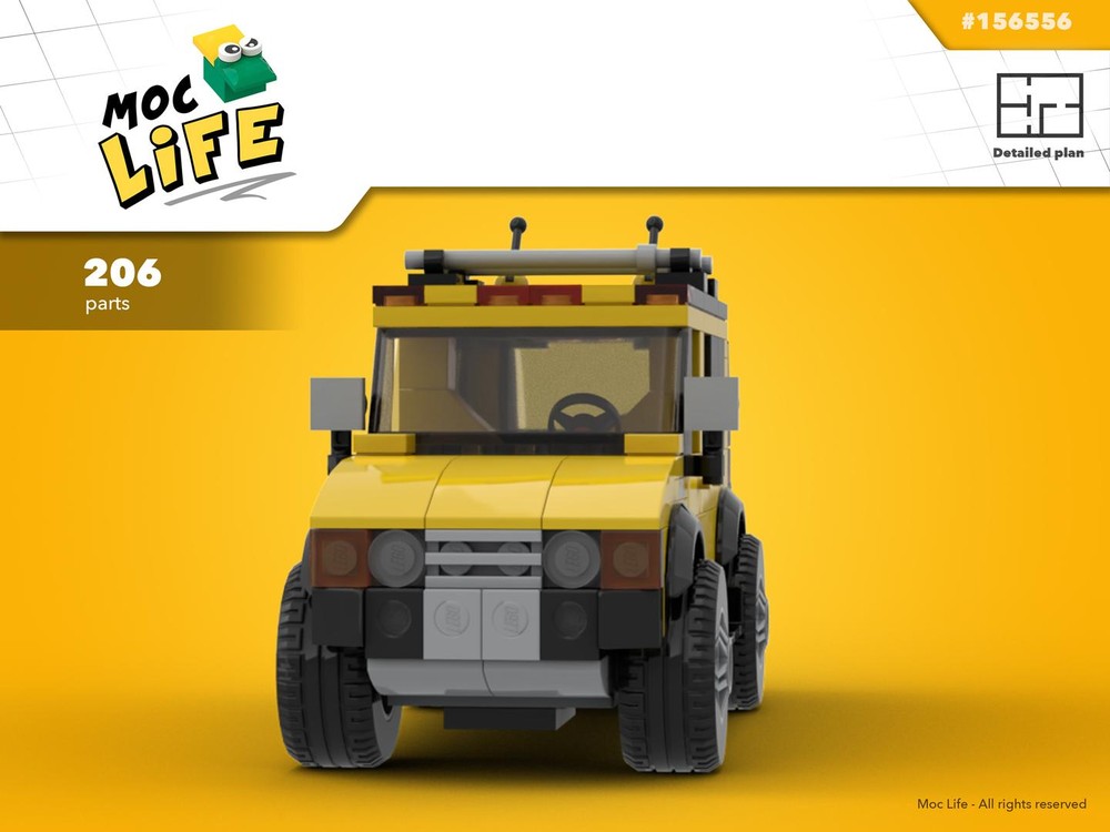 LEGO MOC Hummer H2 by MocLife | Rebrickable - Build with LEGO