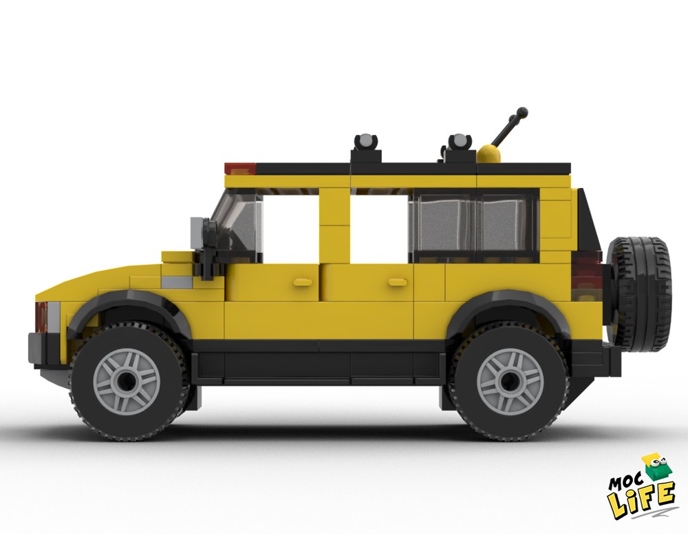 Lego Moc Hummer H2 By Moclife Rebrickable Build With Lego