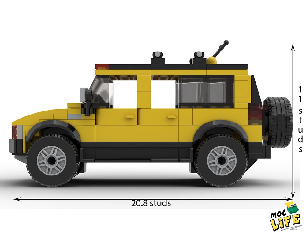 LEGO MOC Hummer H2 by MocLife | Rebrickable - Build with LEGO