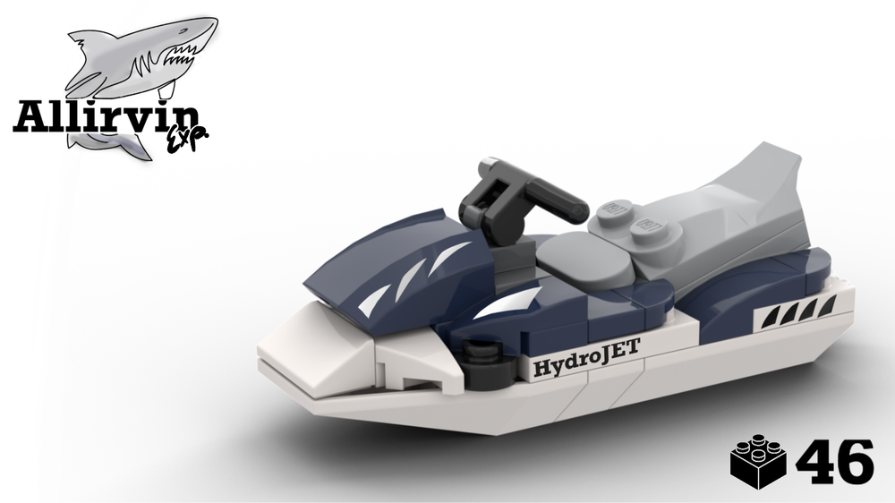 LEGO MOC-156586 The "HydroJET" minifigure scale jetski by ...