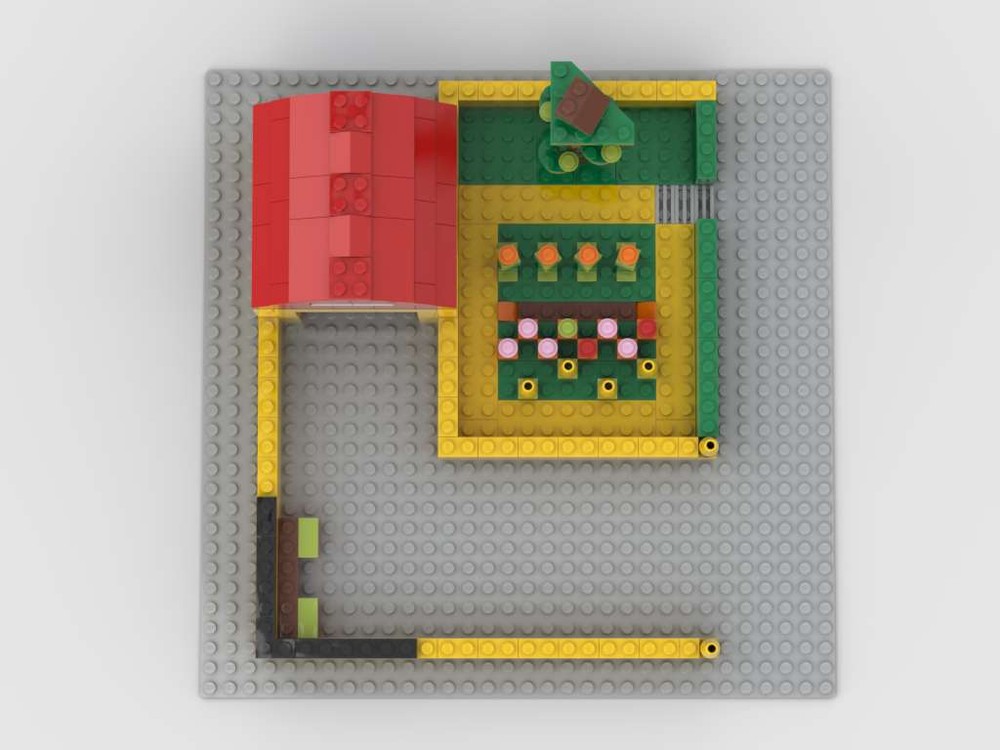LEGO MOC Barn with vergetable garden by l_hendriksen | Rebrickable ...
