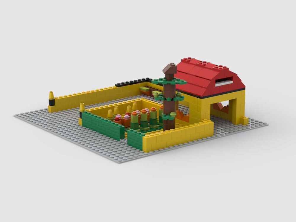 LEGO MOC Barn with vergetable garden by l_hendriksen | Rebrickable ...