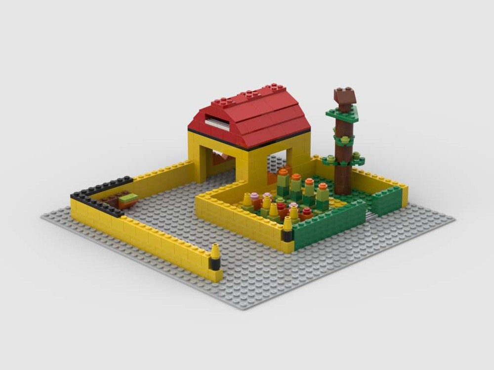 LEGO MOC Barn with vergetable garden by l_hendriksen | Rebrickable ...