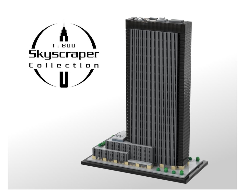LEGO MOC-156591 One Penn Plaza 1:800 Scale (Penn 1) by SPBrix ...