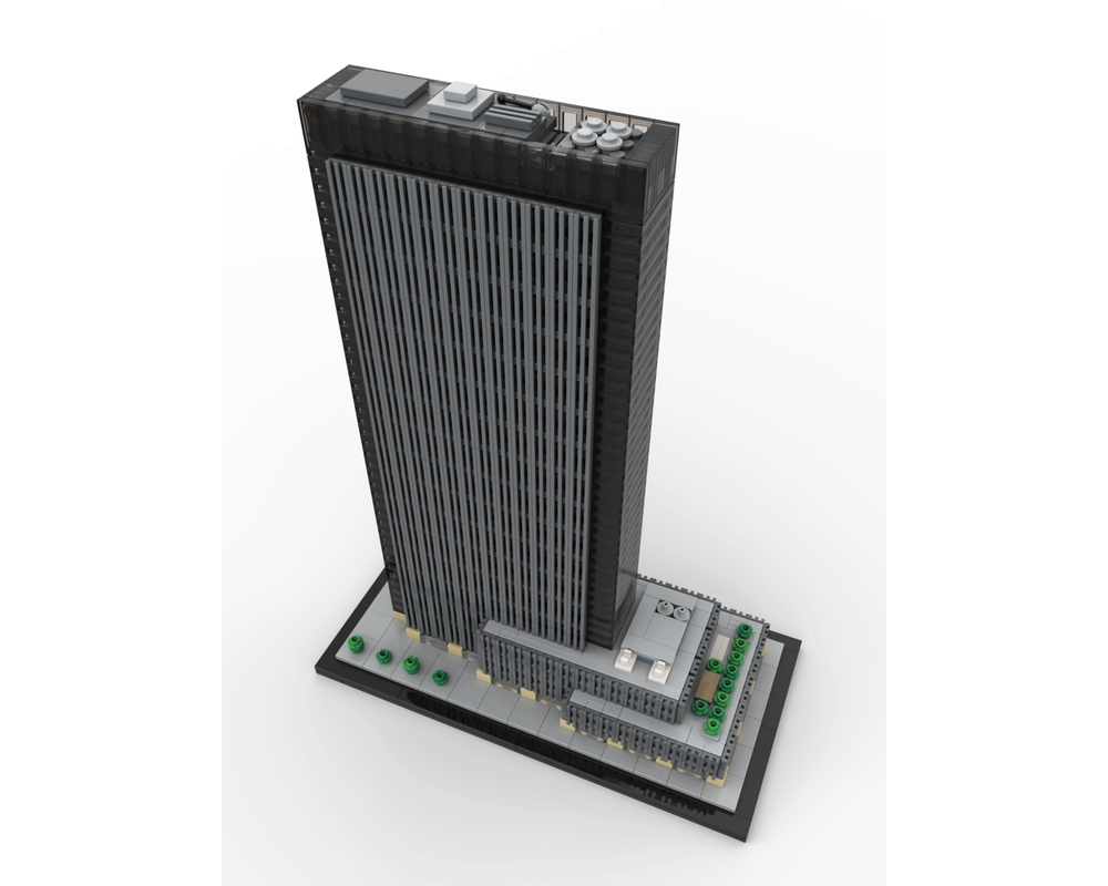 LEGO MOC One Penn Plaza 1:800 Scale (Penn 1) by SPBrix | Rebrickable ...