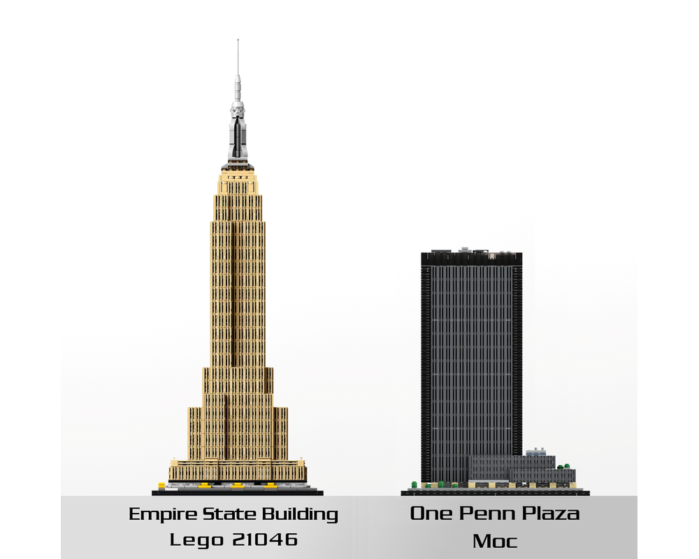 LEGO MOC One Penn Plaza 1:800 Scale (Penn 1) by SPBrix | Rebrickable ...