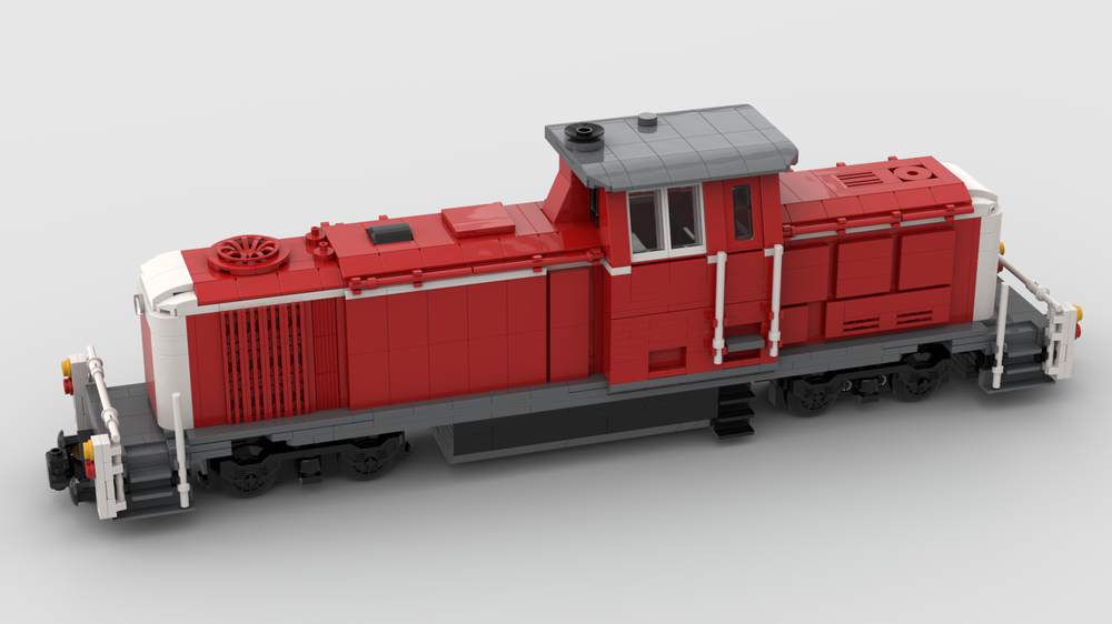 LEGO MOC Diesel locomotive - BR 294 by Mimi68 | Rebrickable - Build with LEGO
