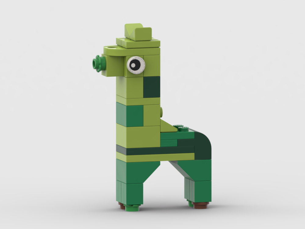 LEGO MOC Giraffe (11007) by kemubrix | Rebrickable - Build with LEGO