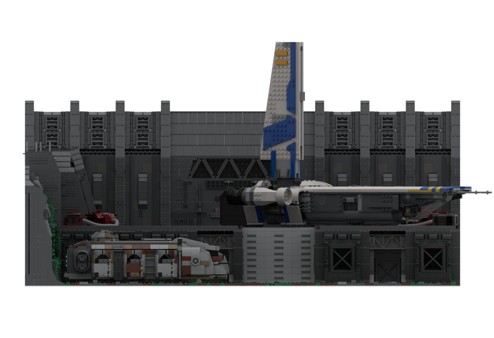 Lego Moc Sw Imperial Cargo Platform Kashyyyk By Sarinoo90