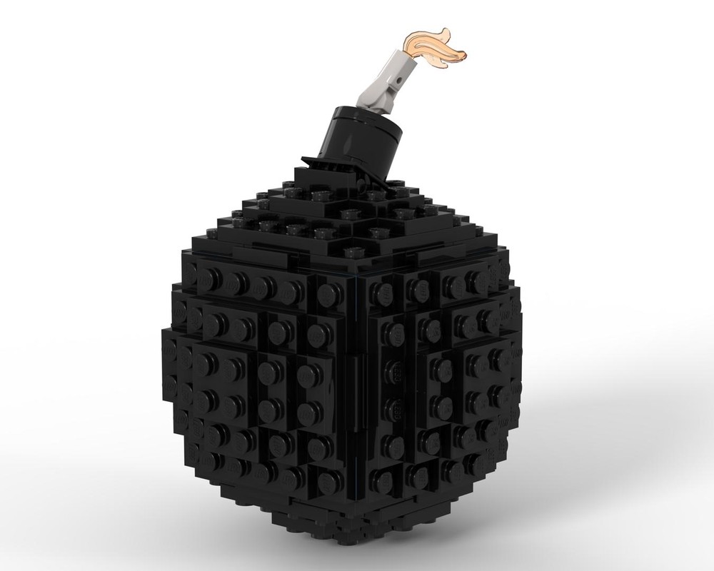 LEGO MOC Cartoon Bomb by NinjaWarriorBob | Rebrickable - Build with LEGO